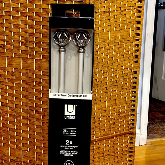 Umbra | Other | Set Of Two Umbra Curtain Rods | Poshmark